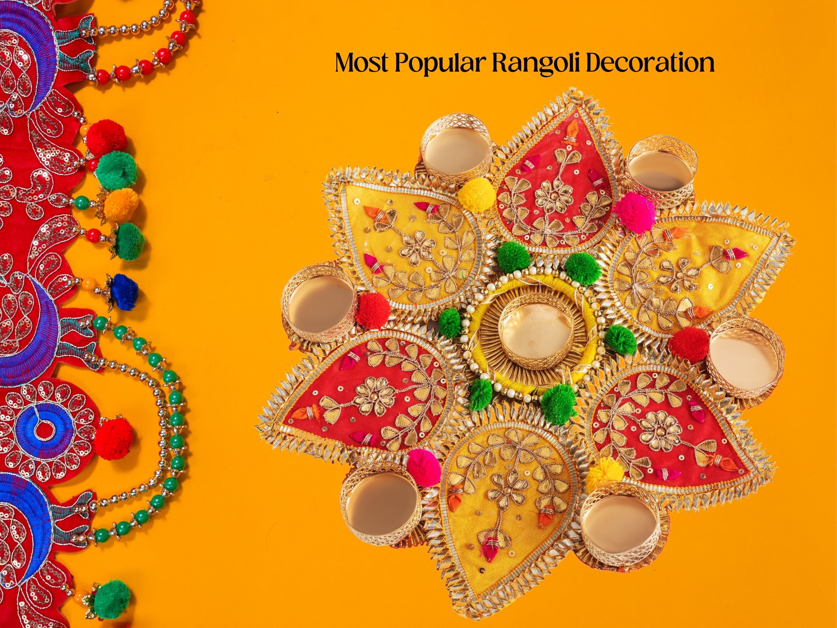GOTA PATI FLOWER RANGOLI